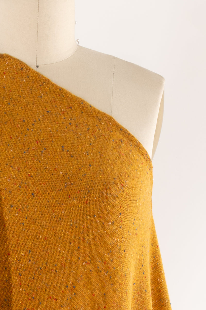 Amora Mustard Tweed Wool/Silk Italian Sweater Knit – Marcy Tilton Fabrics
