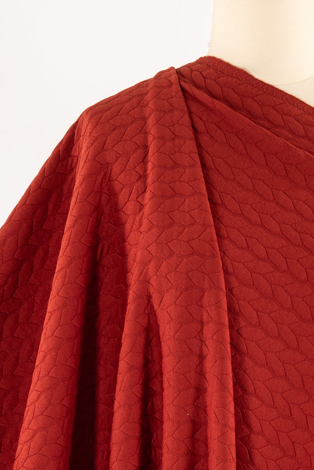 Pimento Quilted Knit - ENDCUT – Marcy Tilton Fabrics
