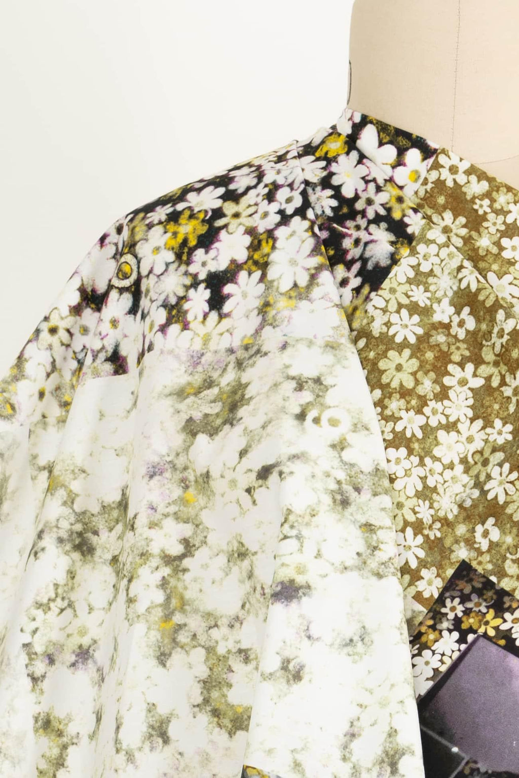 Buttercup Collage Italian Cotton Woven - ENDCUT – Marcy Tilton Fabrics